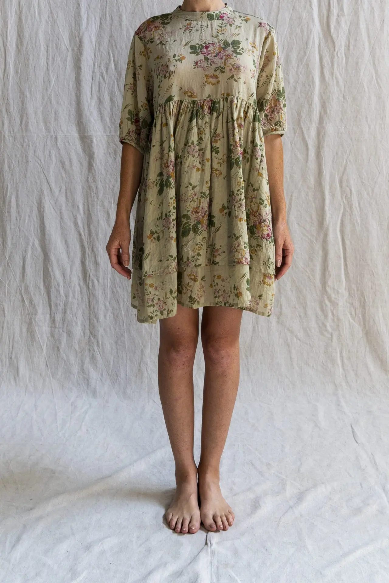 Robe Amia - liberty vieux rose – Les Ours